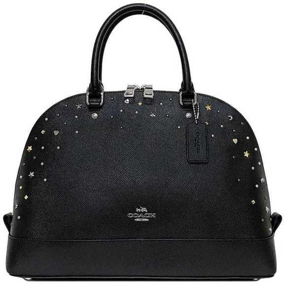 OTHERS | Bags | Coach Handbag Black Sierra Stardust F2230 Ec9929 ...